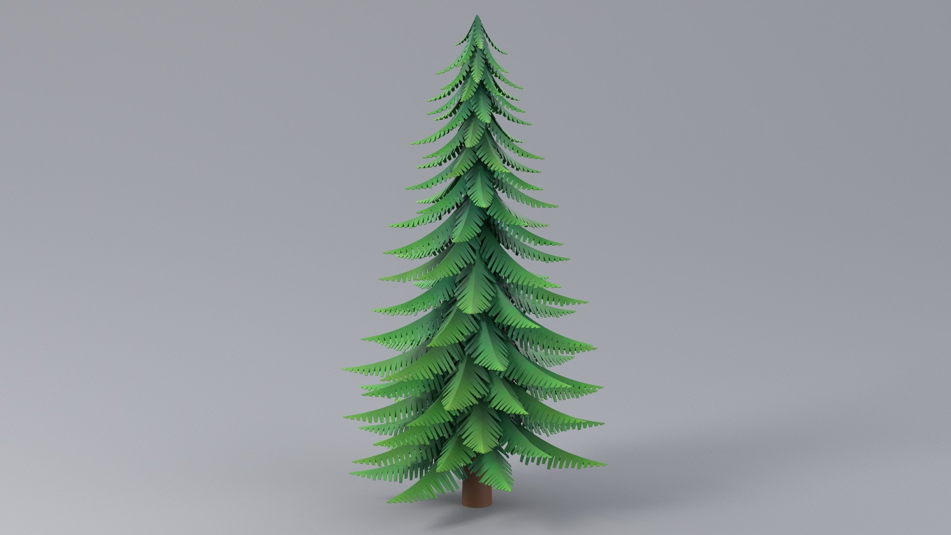 Cartoon Fir Tree 03 Model - TurboSquid 1941458