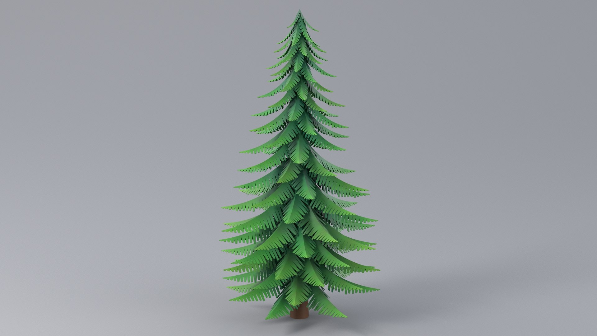 Cartoon Fir Tree 03 Model - TurboSquid 1941458