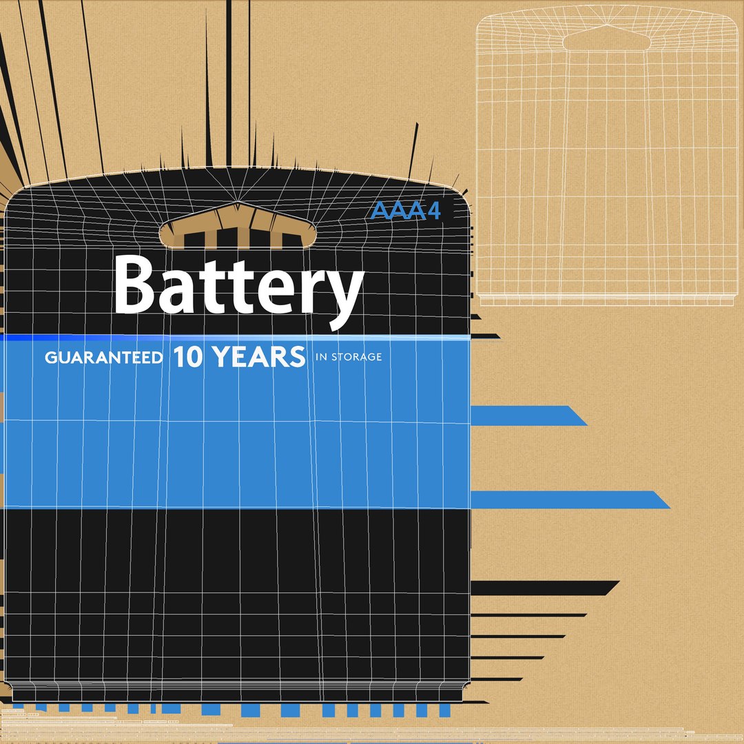 3D Detailed Battery Pack - TurboSquid 2353338