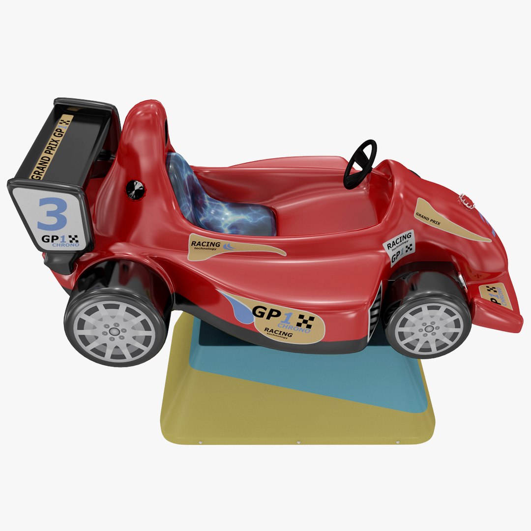 3d Model Kids Coin Operated Car