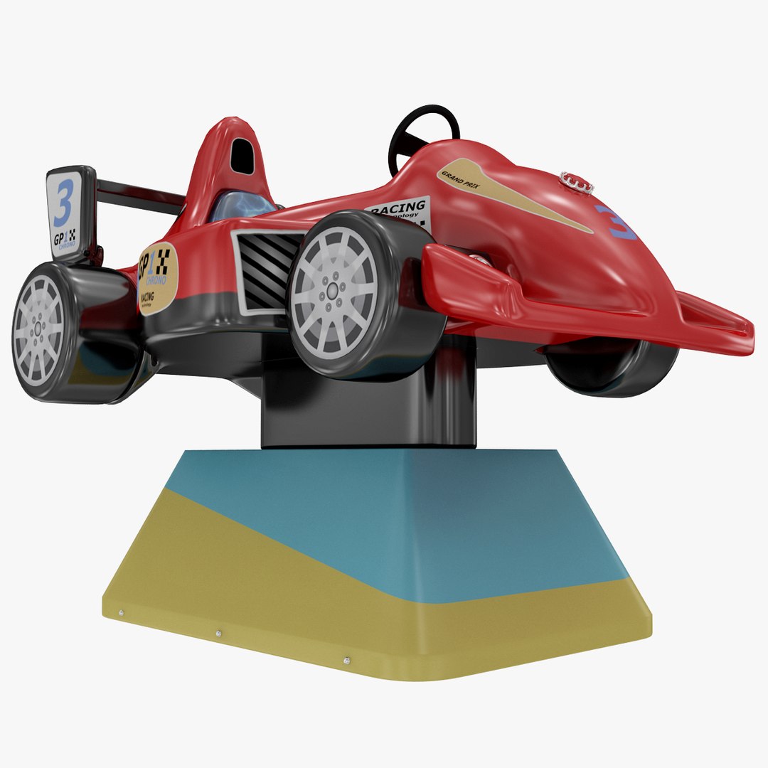 3d Model Kids Coin Operated Car
