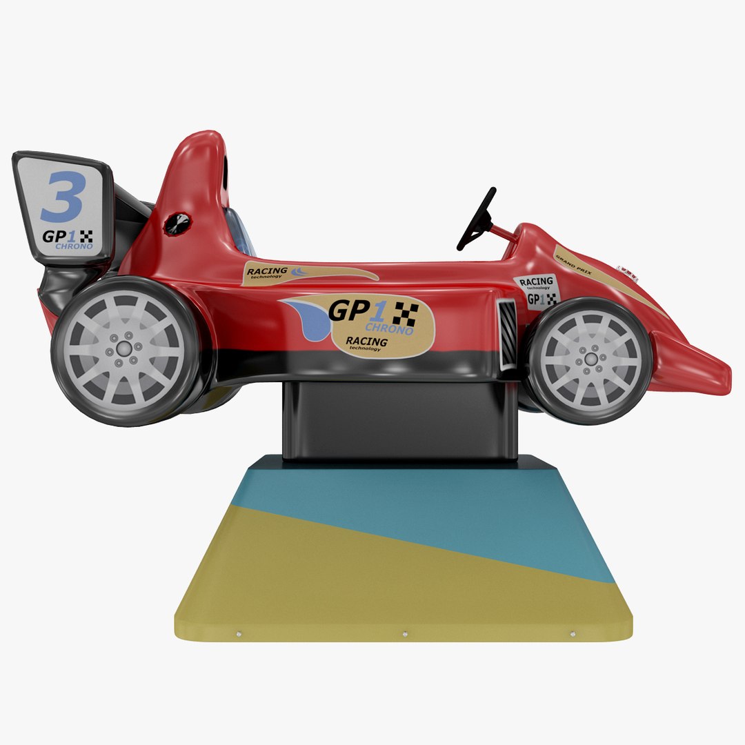 3d Model Kids Coin Operated Car