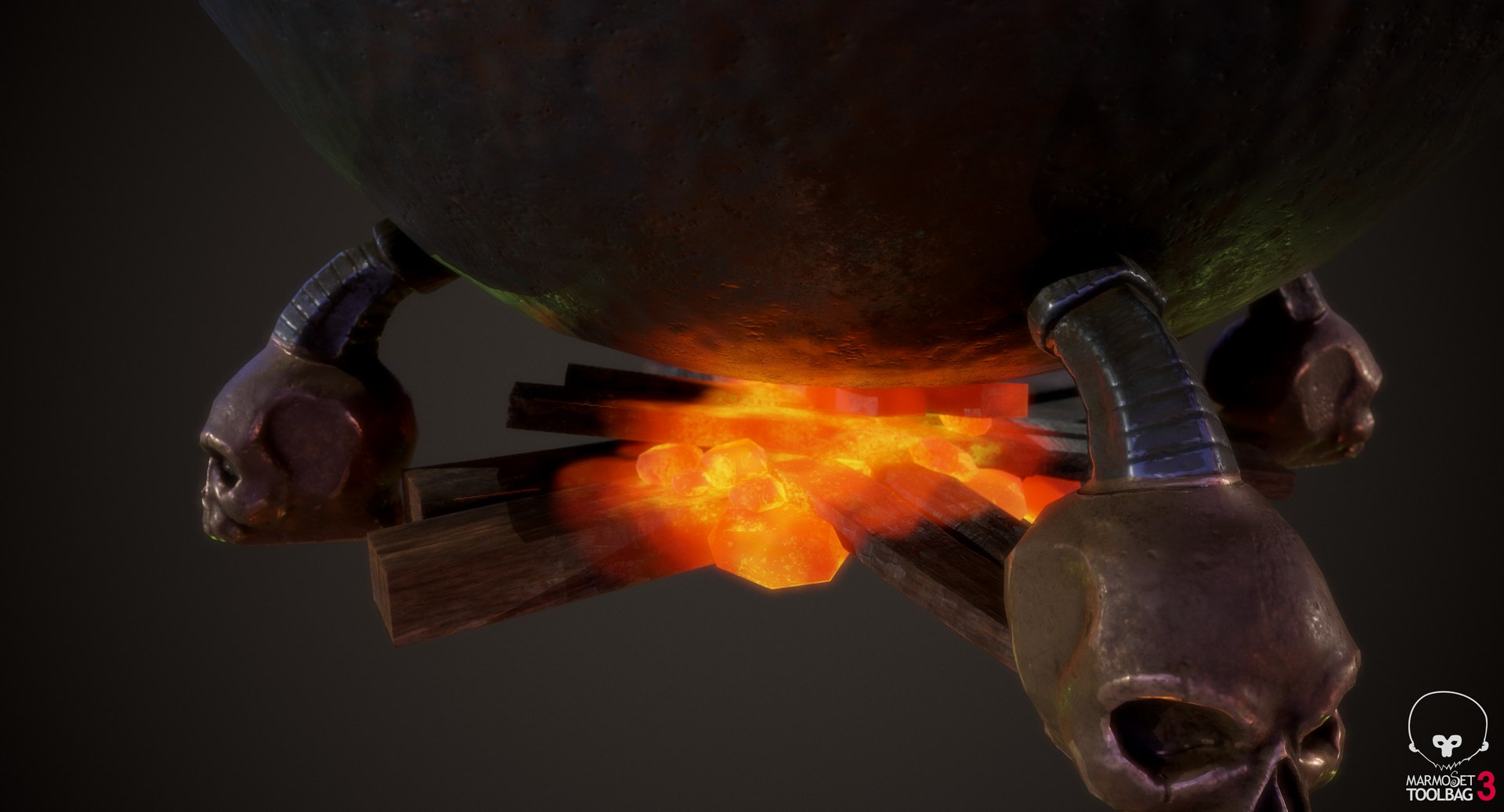Magical Witch Cauldron 3D Model - TurboSquid 1331727