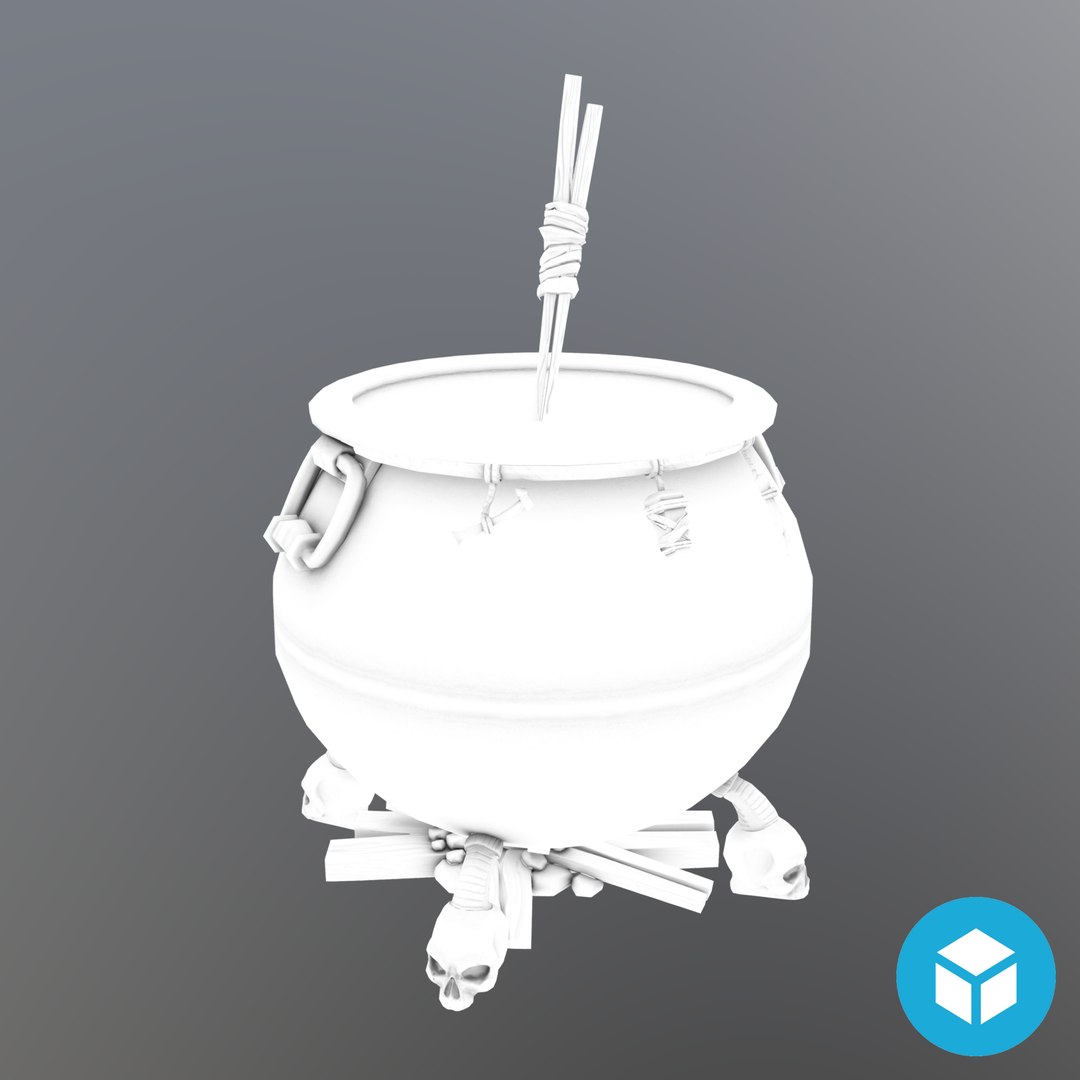 Magical Witch Cauldron 3D Model - TurboSquid 1331727