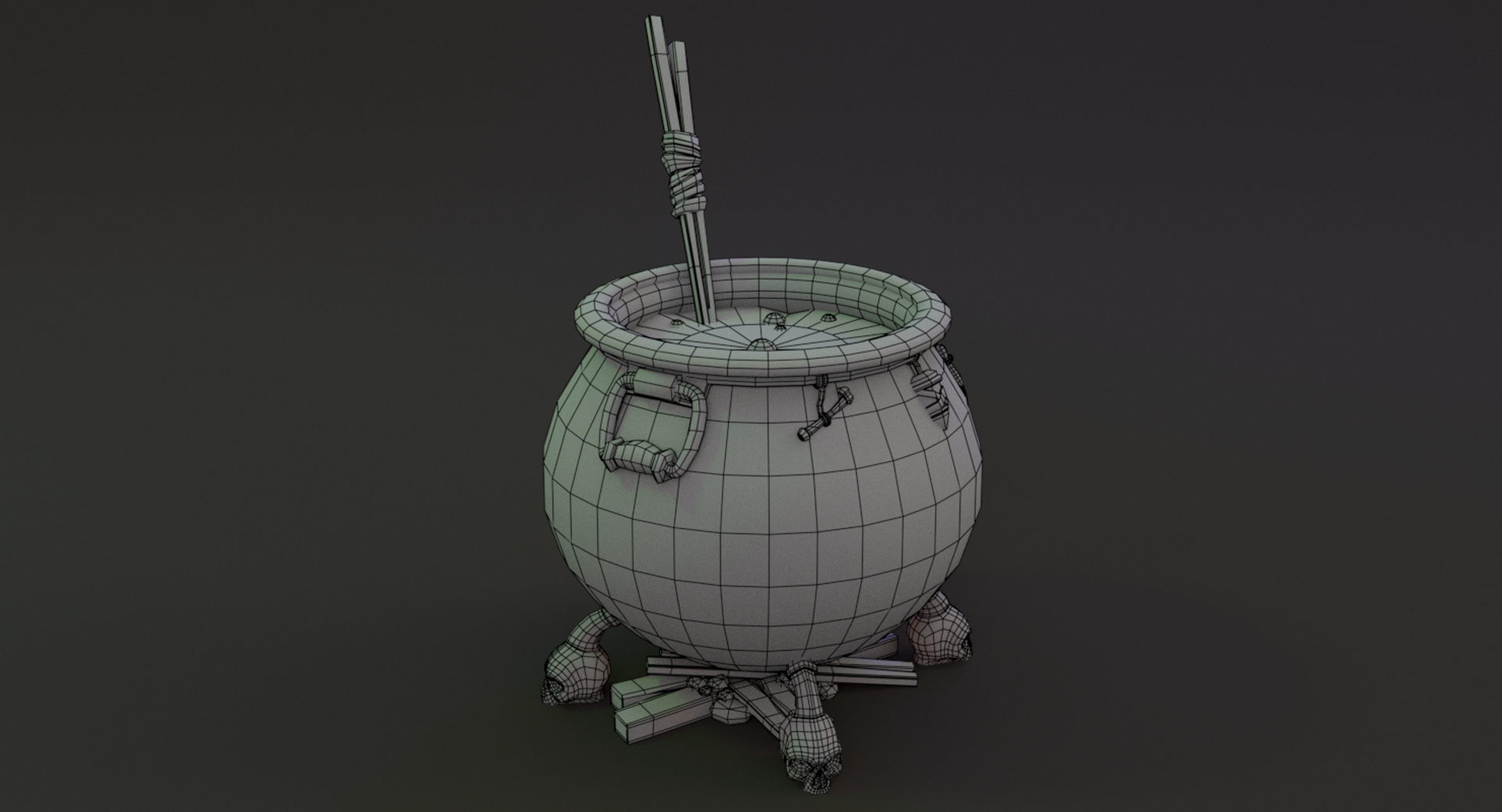 Magical Witch Cauldron 3D Model - TurboSquid 1331727