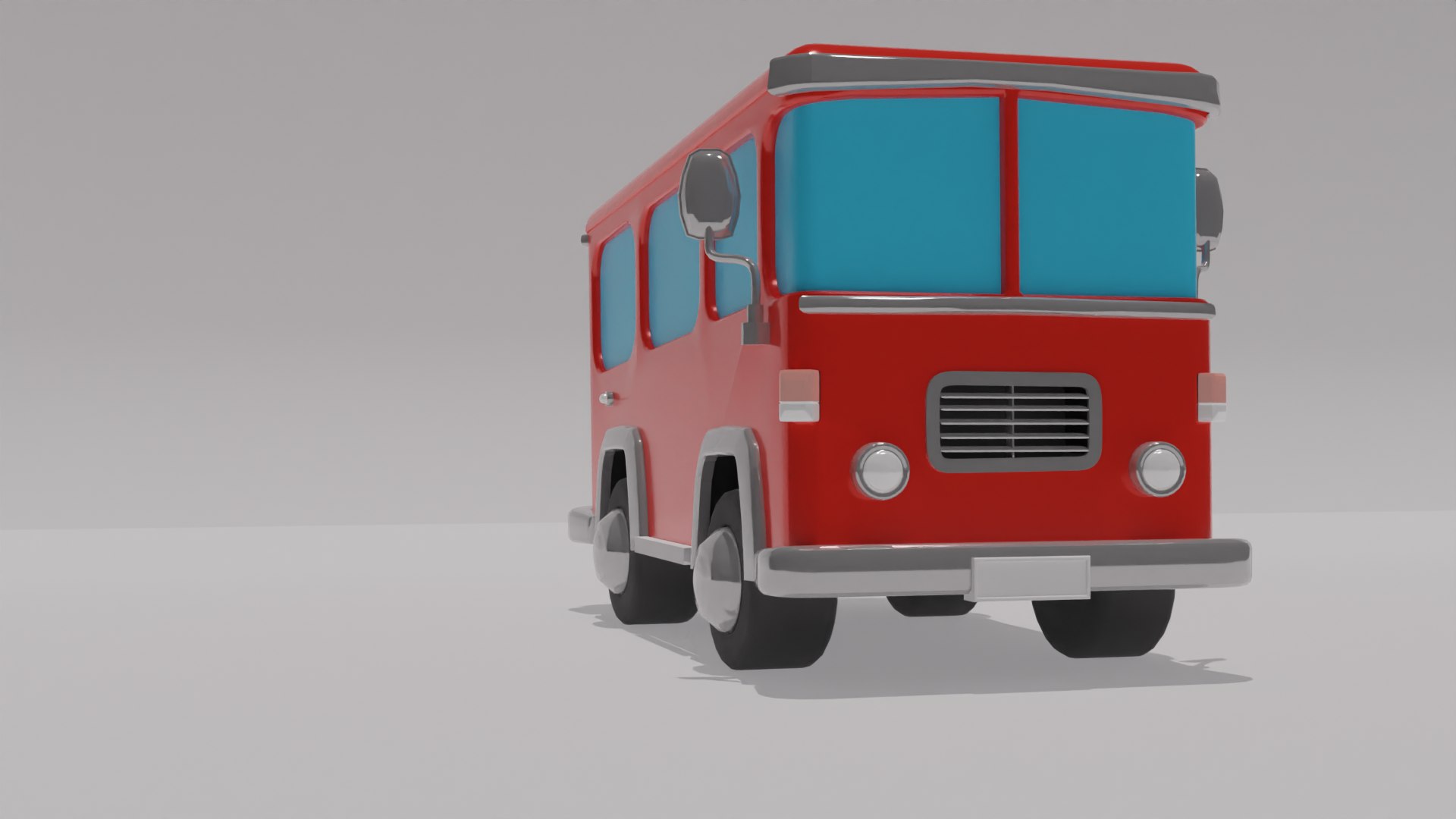 3D Toy Bus - game production ready model - TurboSquid 1960173