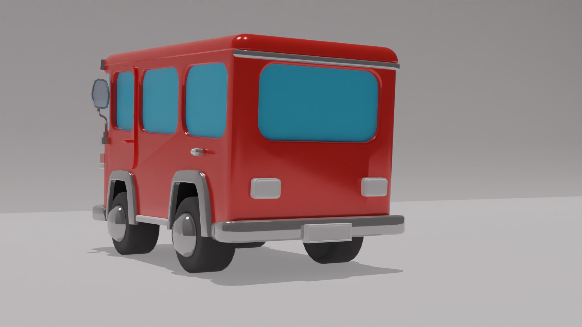 3D Toy Bus - game production ready model - TurboSquid 1960173