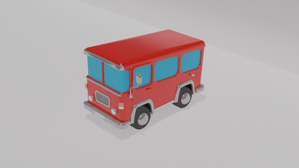 Toy Bus - game production ready 3D 모델 - TurboSquid 1960173