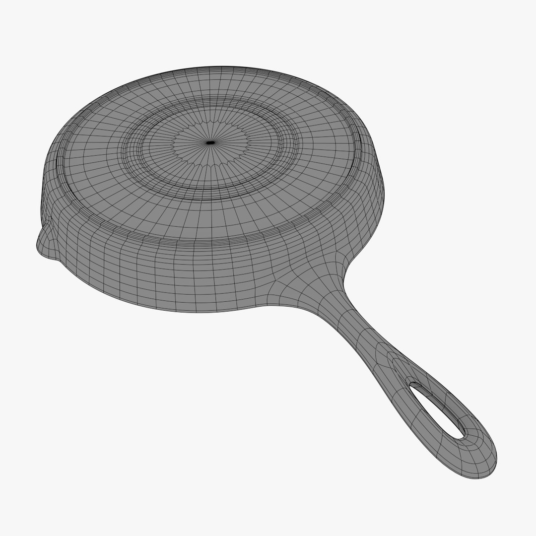 Cast Iron Skillet 3d 3ds