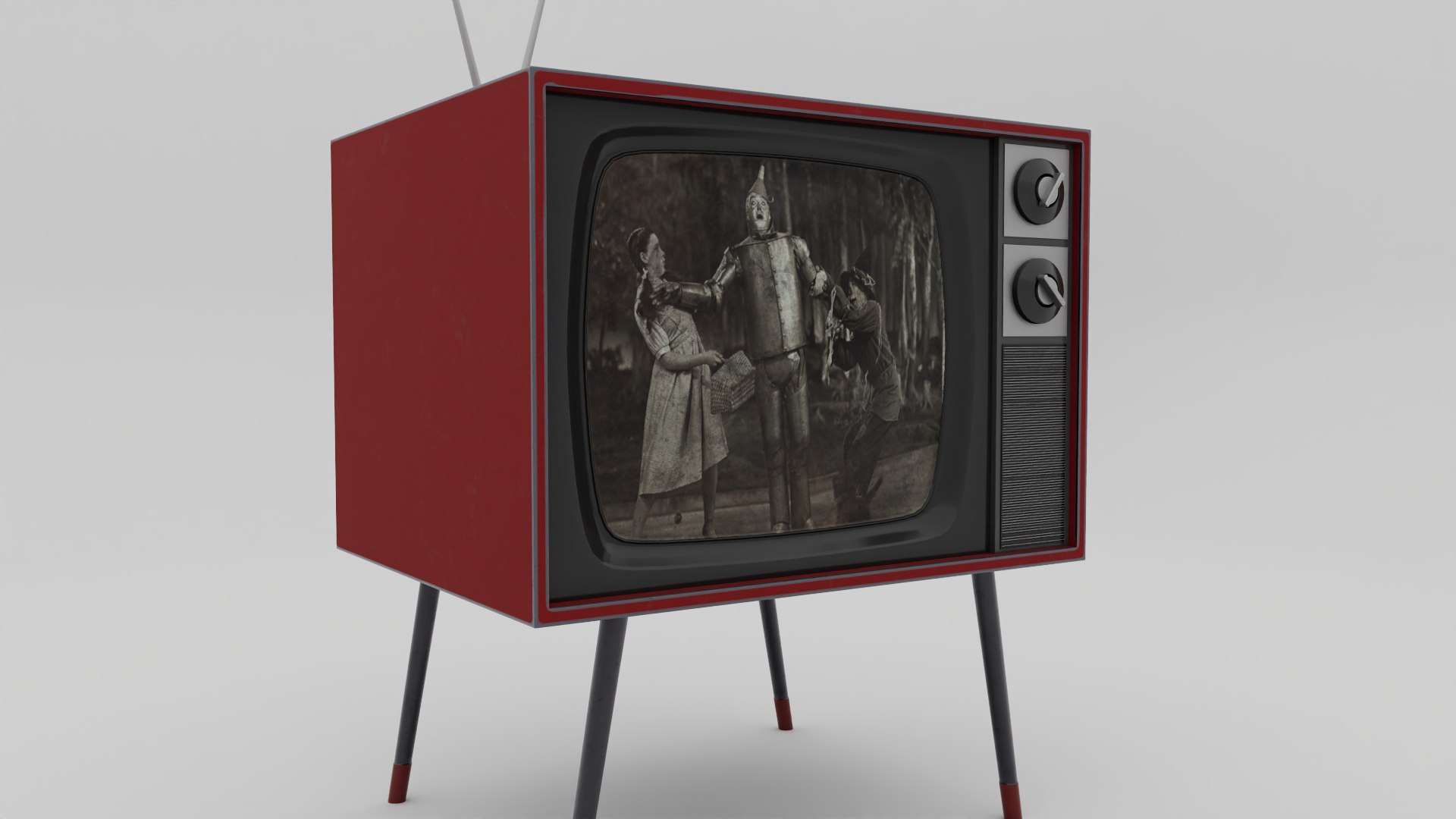 Free 3D Old Tv Model - TurboSquid 2325699