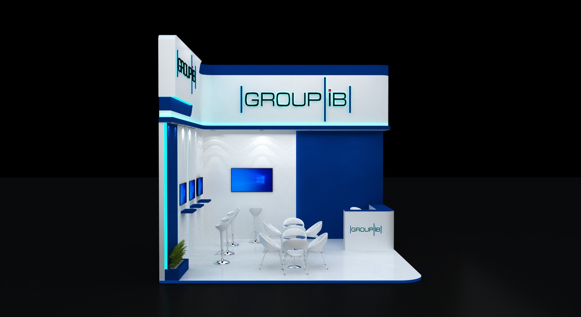 5X5 STAND DESIGN 3D model - TurboSquid 1780680