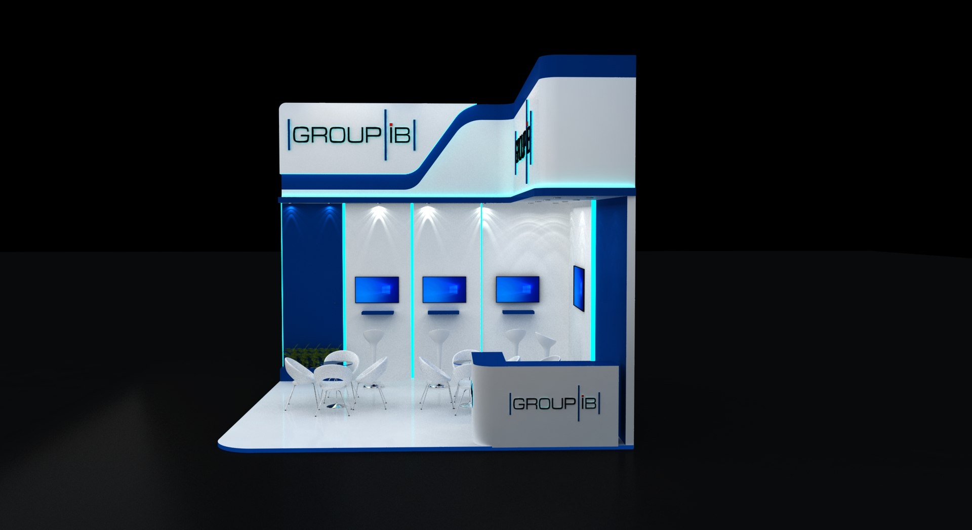 5X5 STAND DESIGN 3D model - TurboSquid 1780680