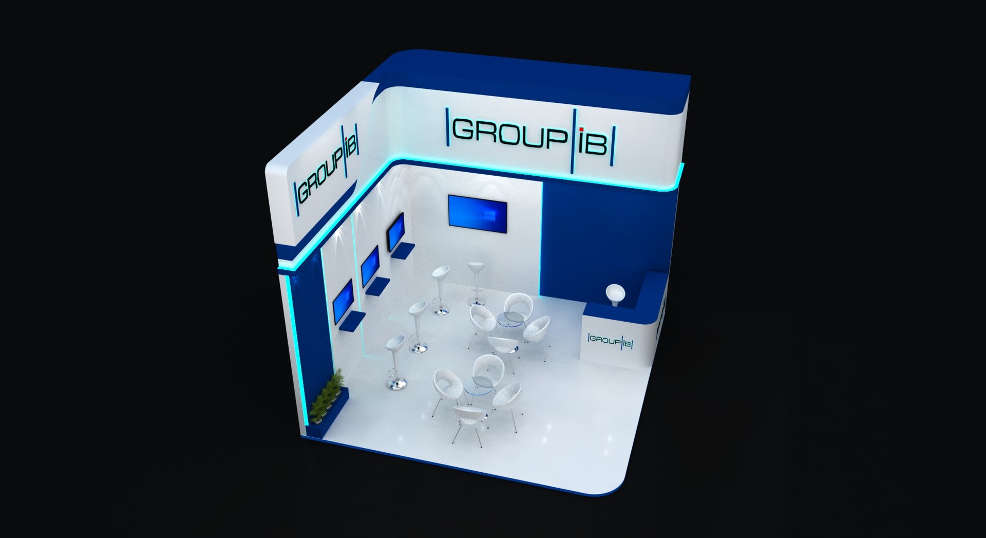 5X5 STAND DESIGN 3D model - TurboSquid 1780680