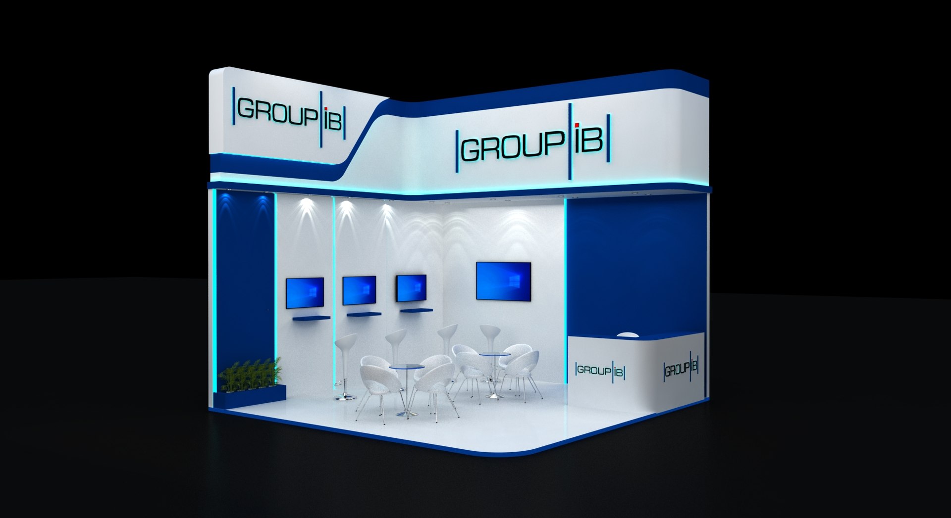 5X5 STAND DESIGN 3D model - TurboSquid 1780680