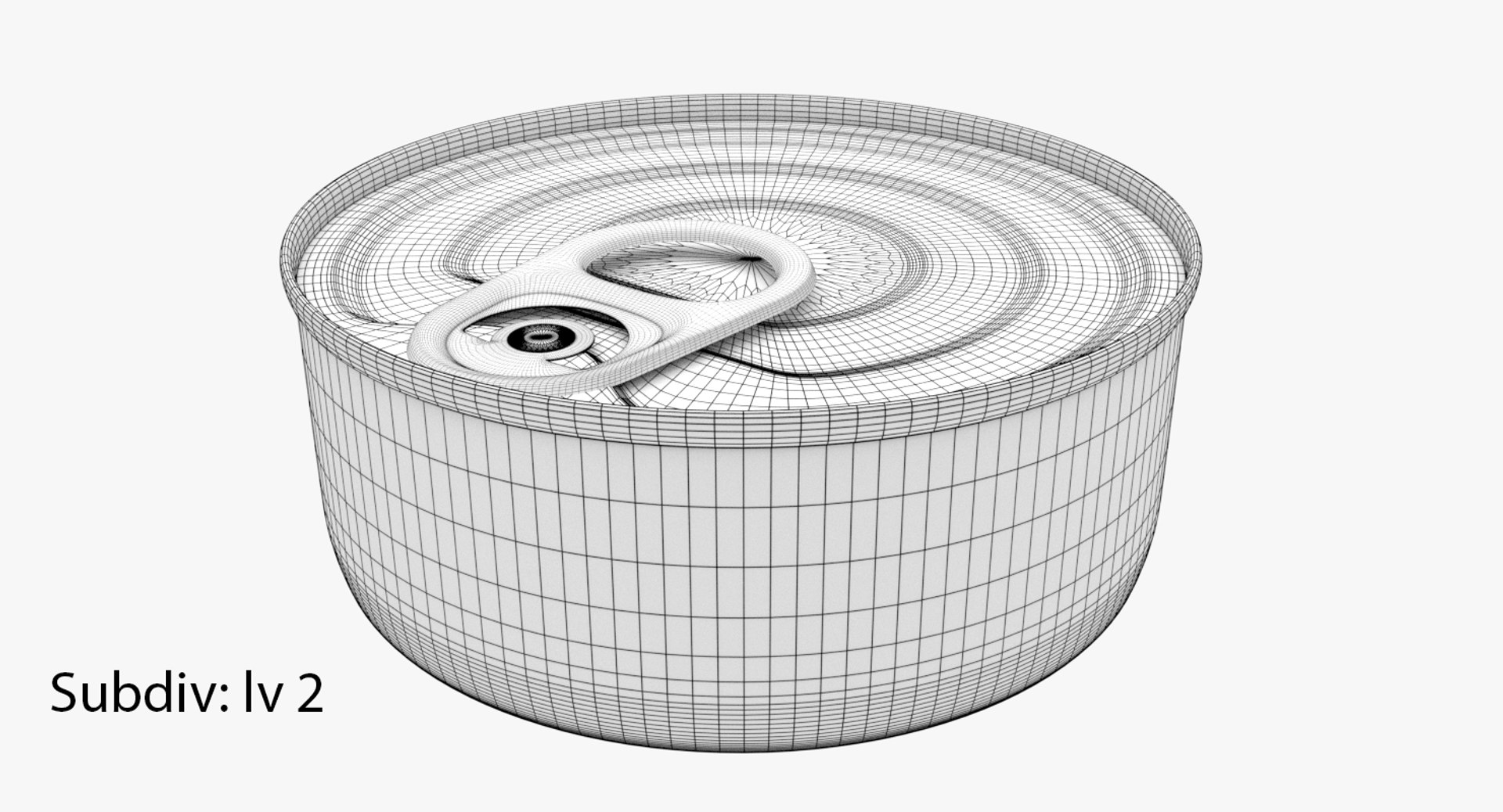 Tuna Tin 3D Model - TurboSquid 1195806