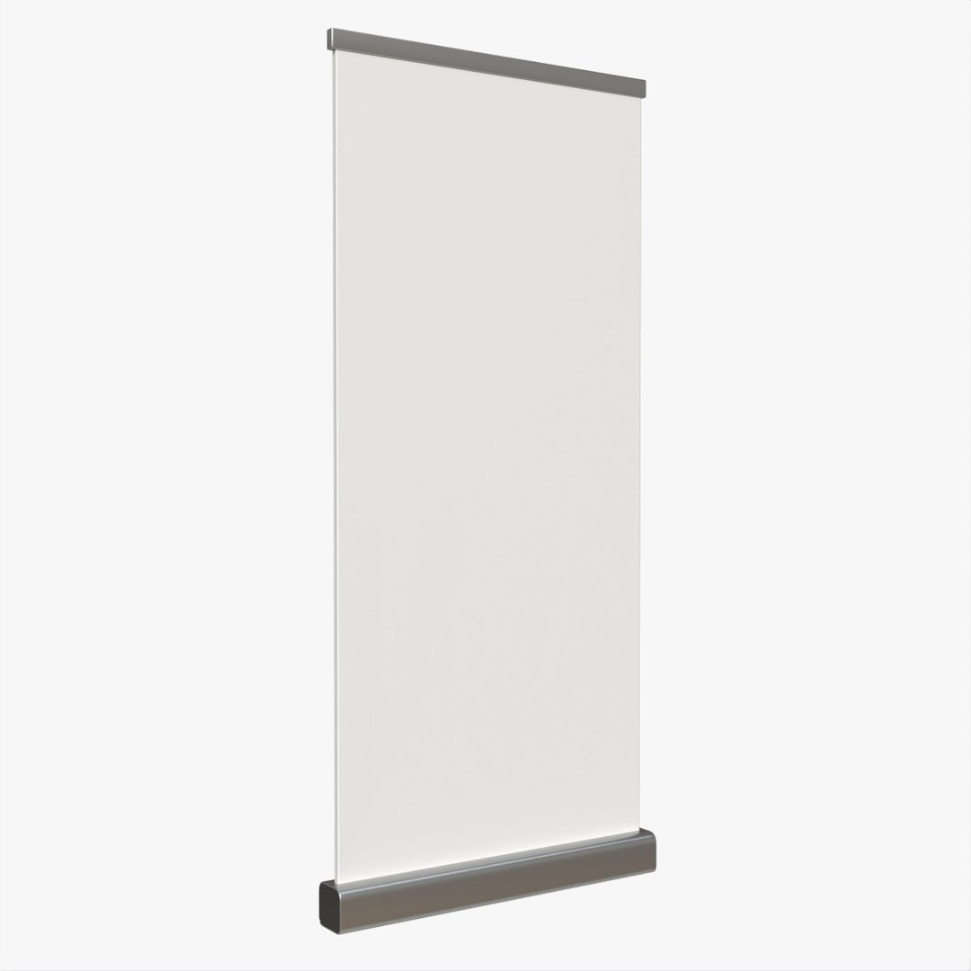 Advertising Roll-Up Banner Narrow Model - TurboSquid 2054890