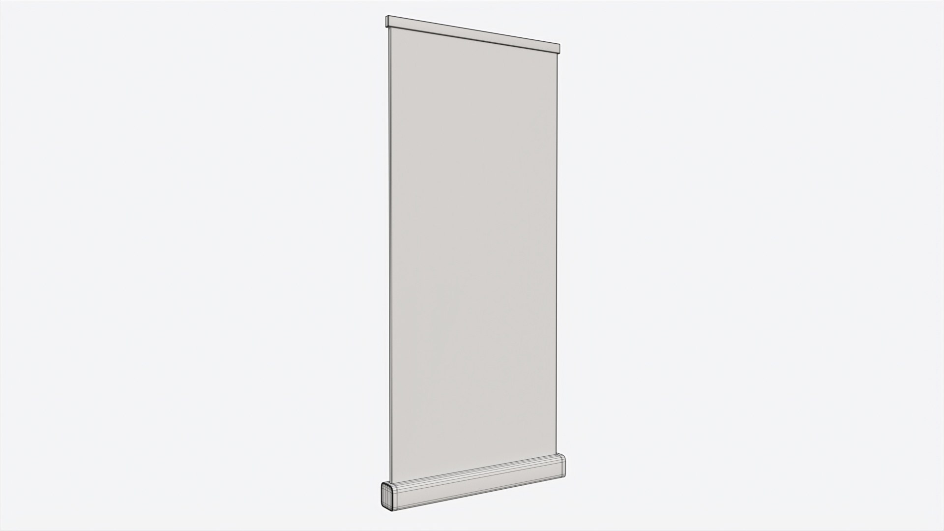 Advertising Roll-Up Banner Narrow Model - TurboSquid 2054890
