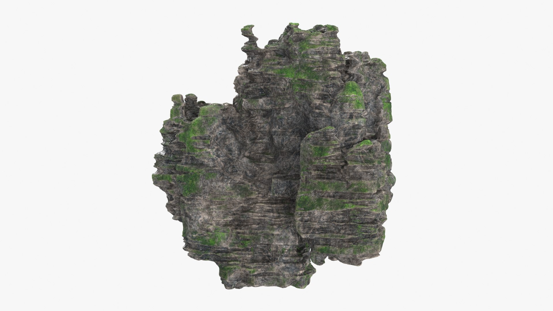 Rock Cliff Shape 3 3D Model - TurboSquid 2158472