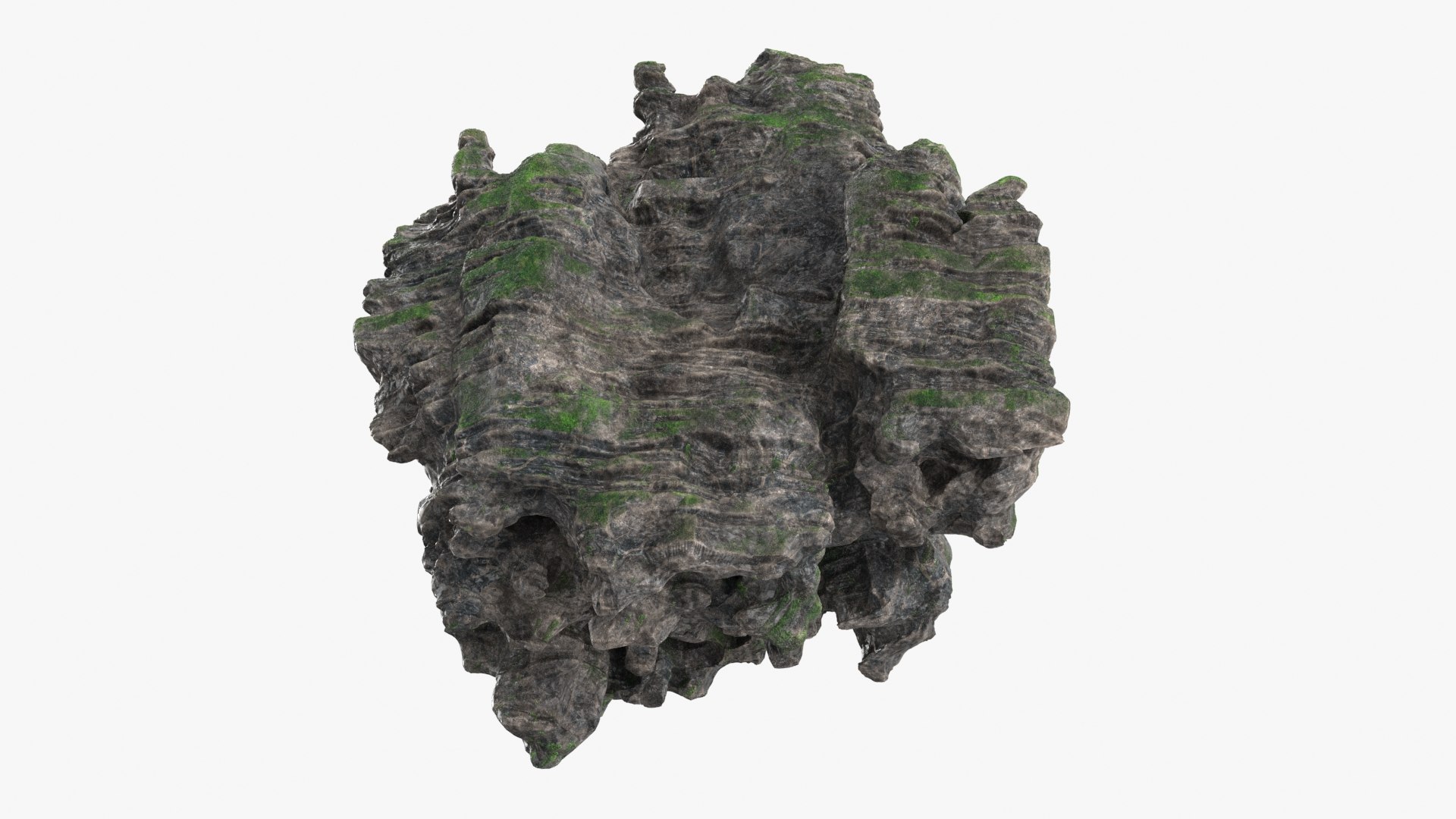 Rock Cliff Shape 3 3D Model - TurboSquid 2158472