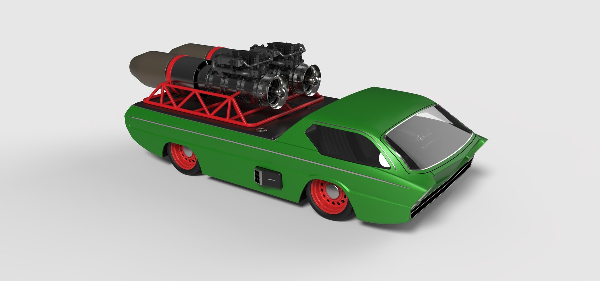 3D Model Car Jet Concept - TurboSquid 1635529