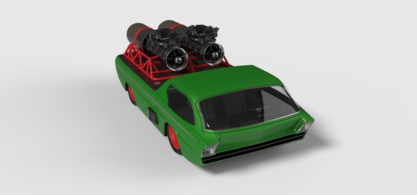 3D model car jet concept - TurboSquid 1635529