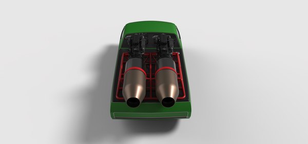 3D model car jet concept - TurboSquid 1635529