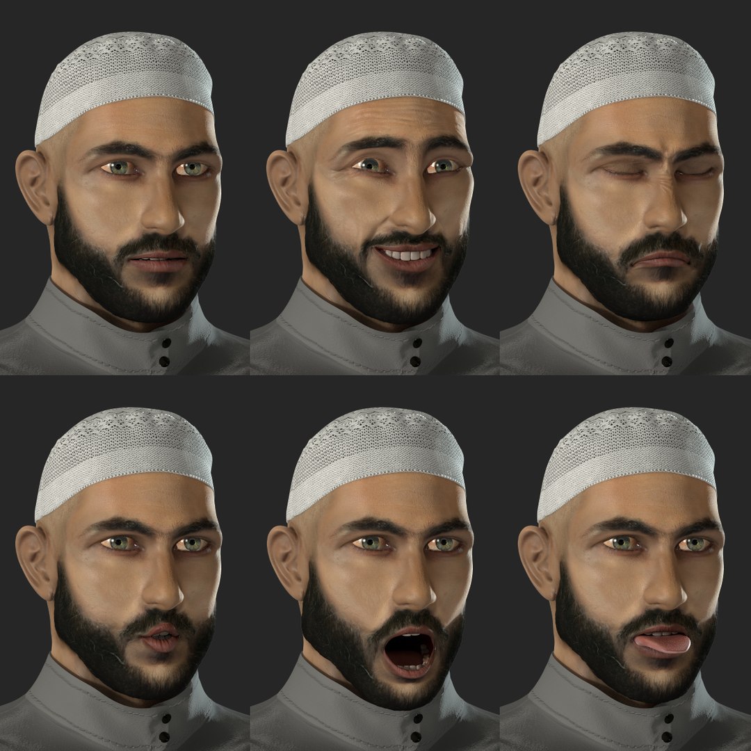 3d Thobe Ihram Model