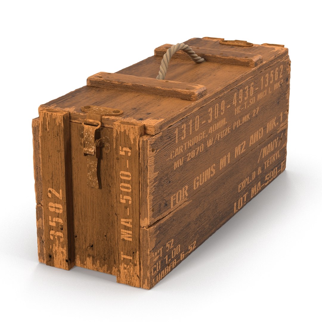Ammo Crate 3d Model