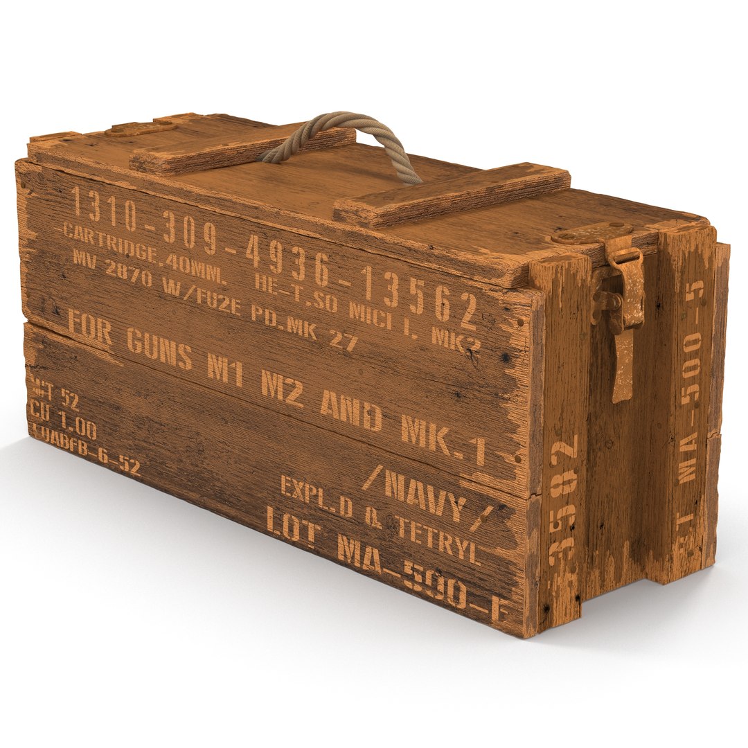 ammo crate 3d model