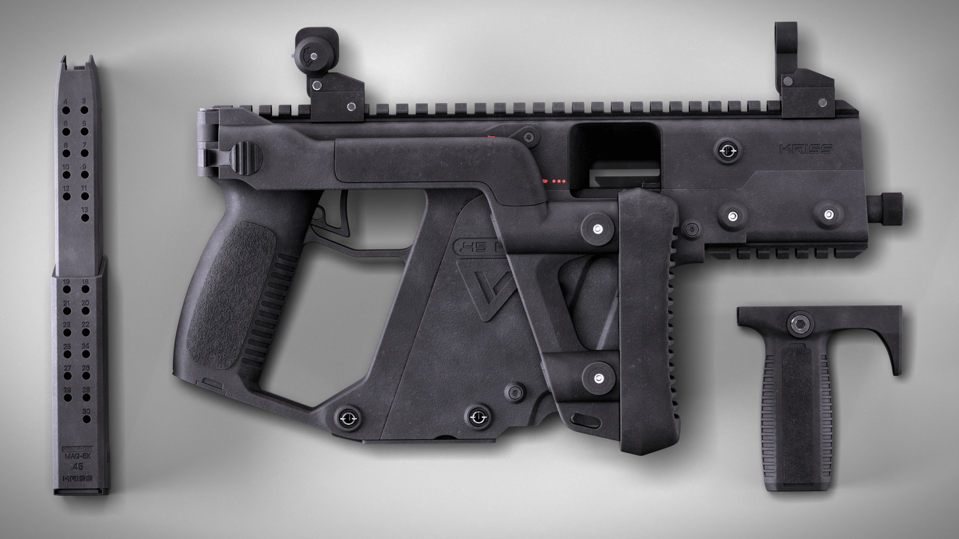 Kriss Vector SMG 3D Model - TurboSquid 2277097