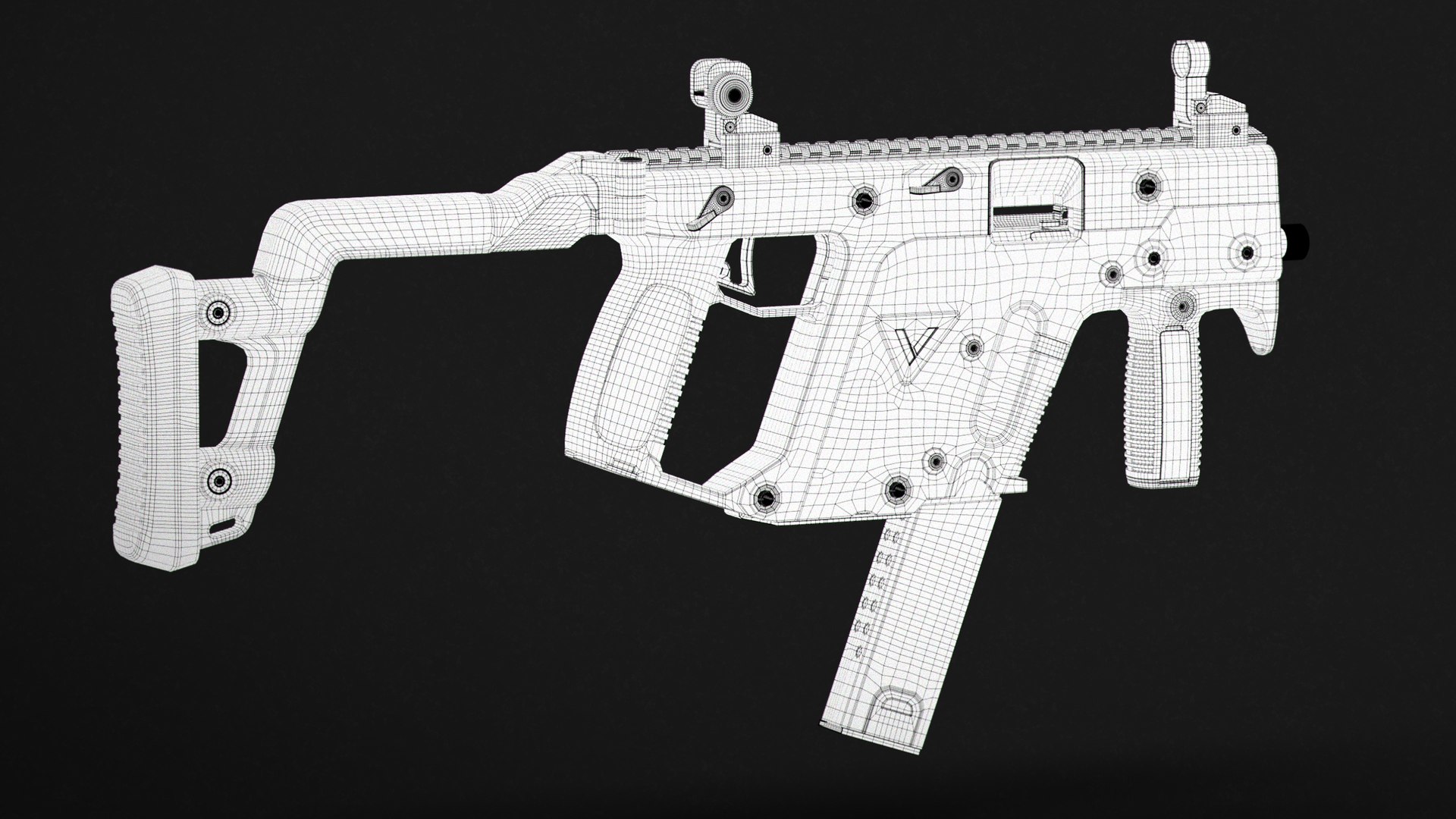 Kriss Vector SMG 3D Model - TurboSquid 2277097