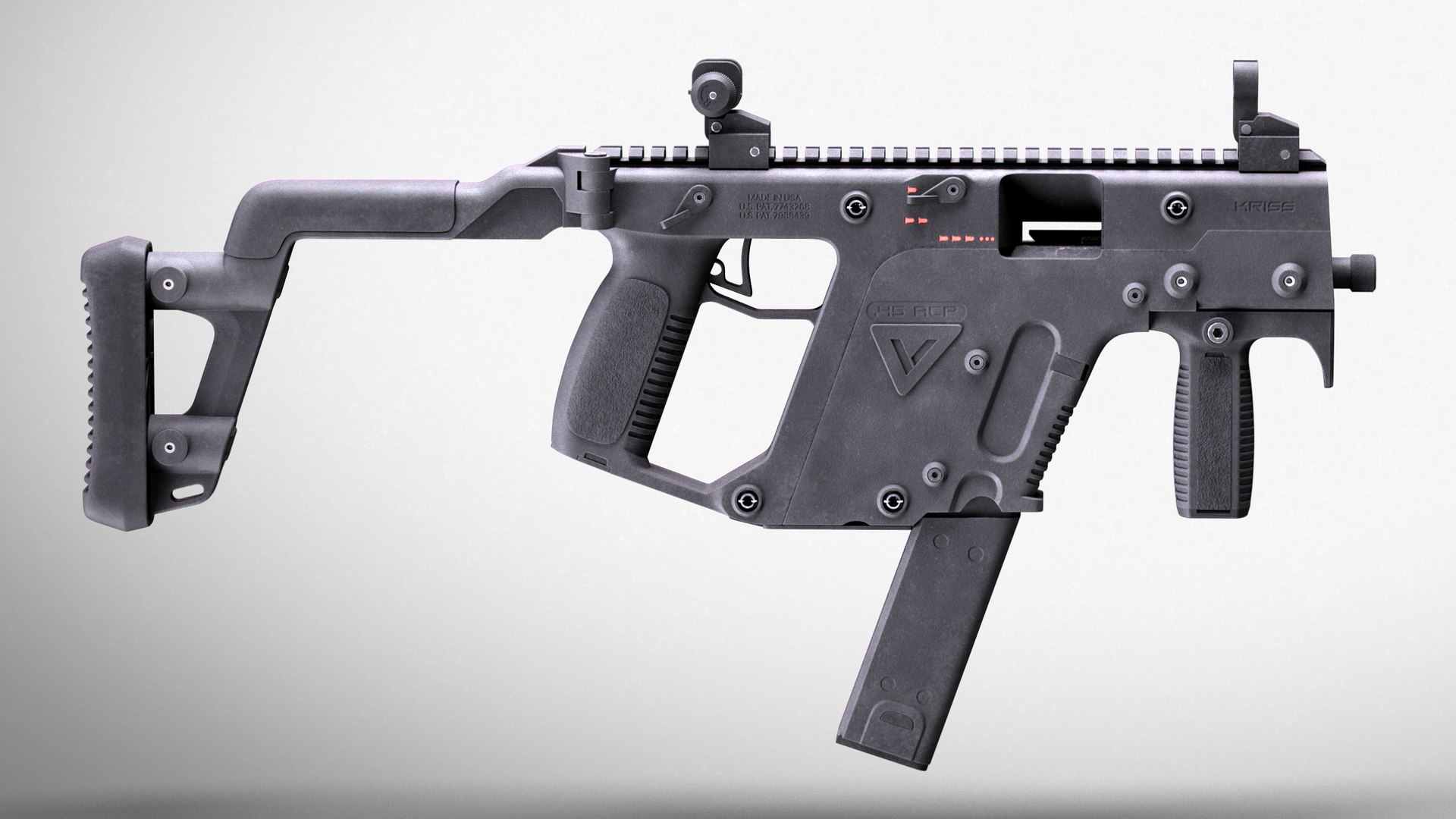 Kriss Vector SMG 3D Model - TurboSquid 2277097