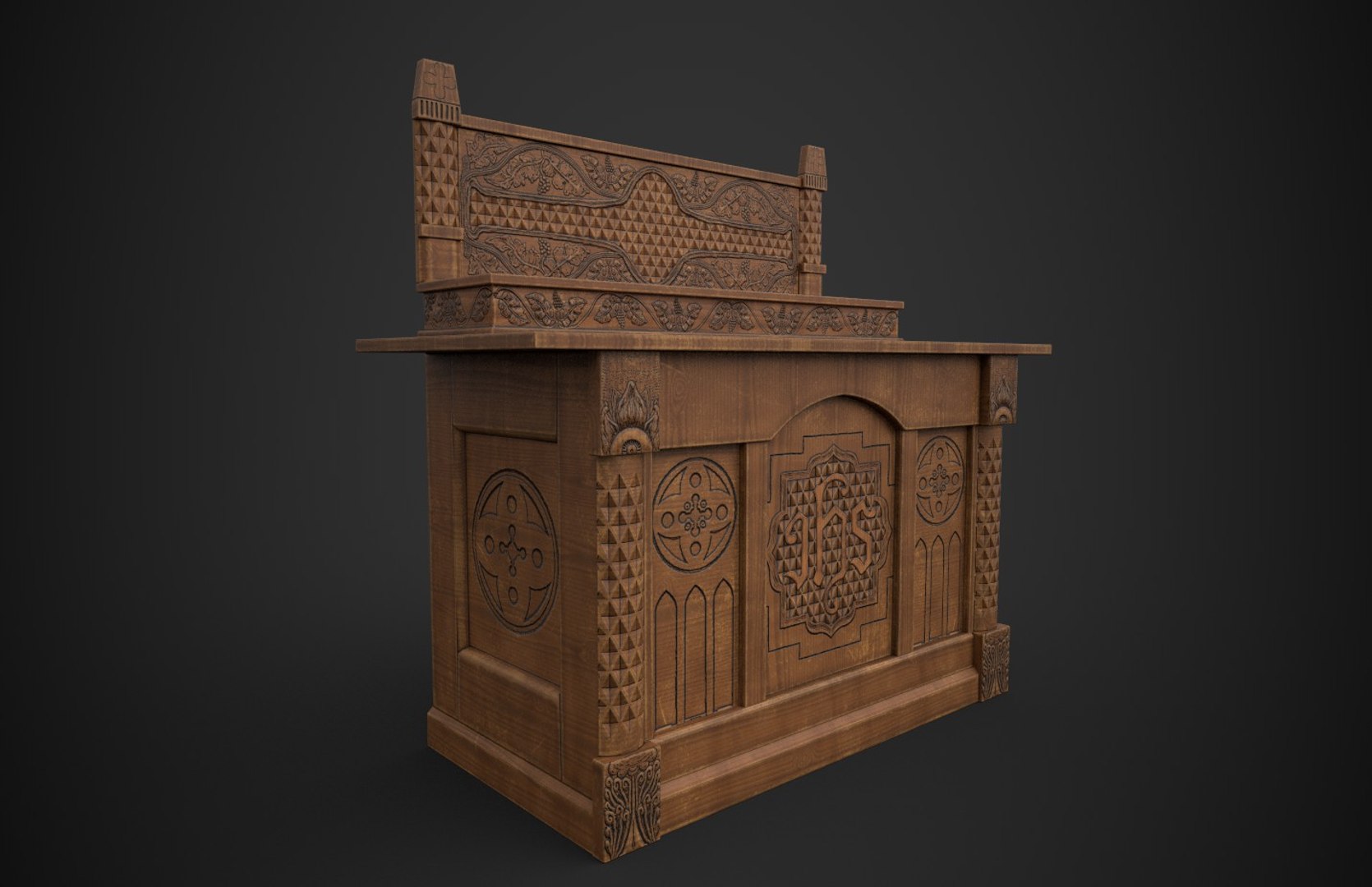 Medieval Altar 3D Model - TurboSquid 1629864