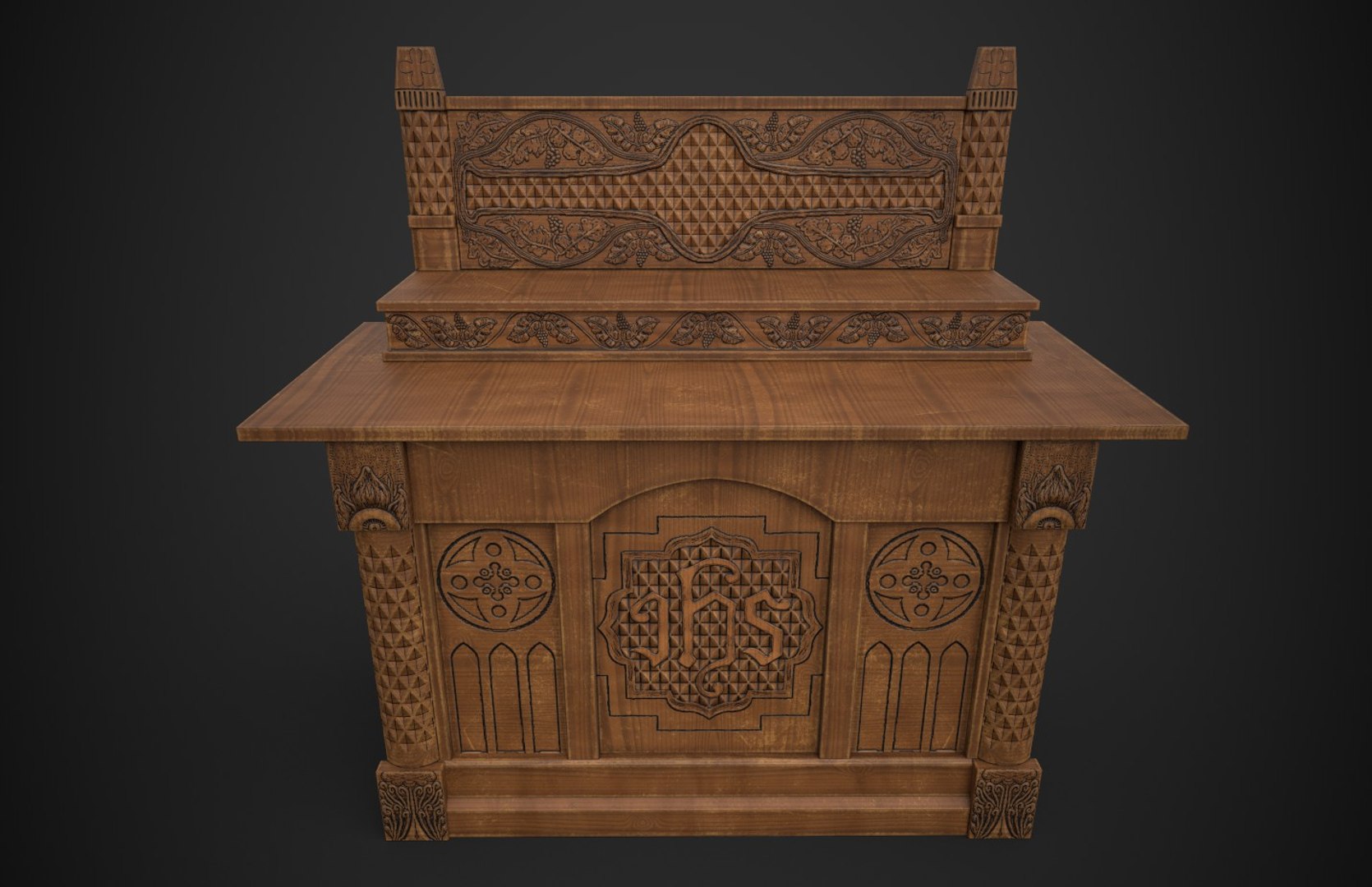 Medieval Altar 3D Model - TurboSquid 1629864