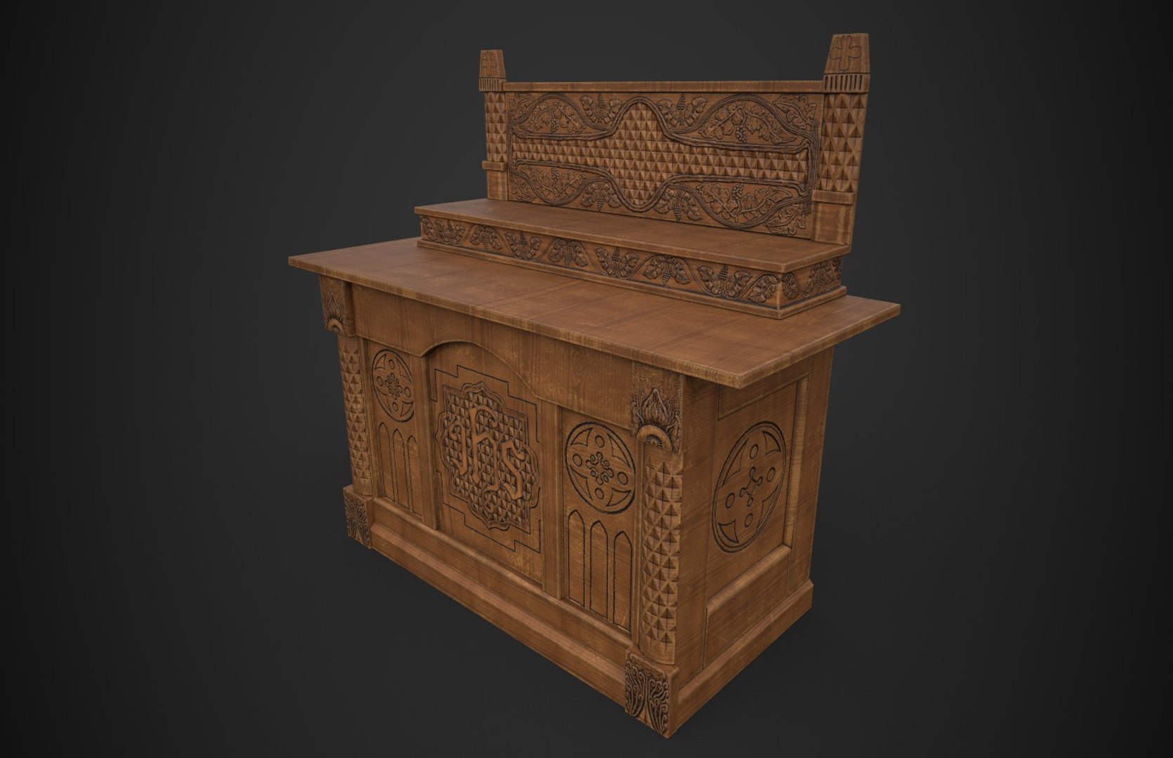 Medieval Altar 3D Model - TurboSquid 1629864