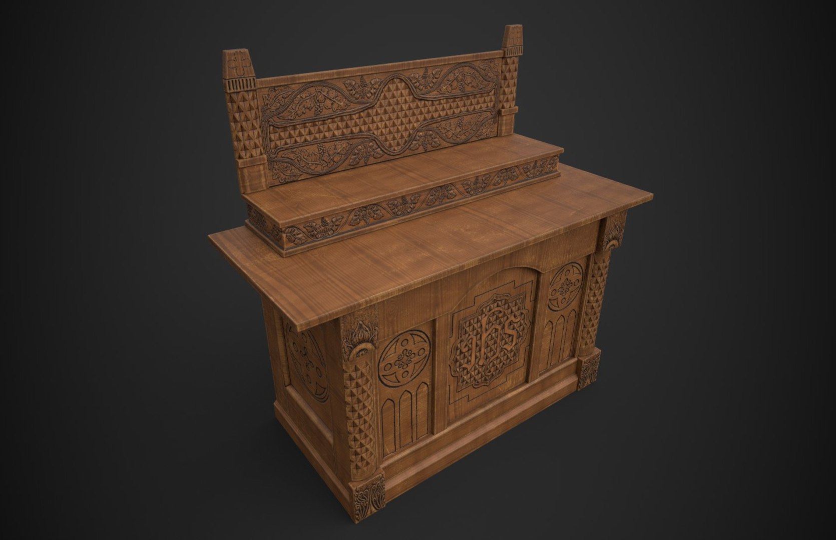 Medieval Altar 3D Model - TurboSquid 1629864