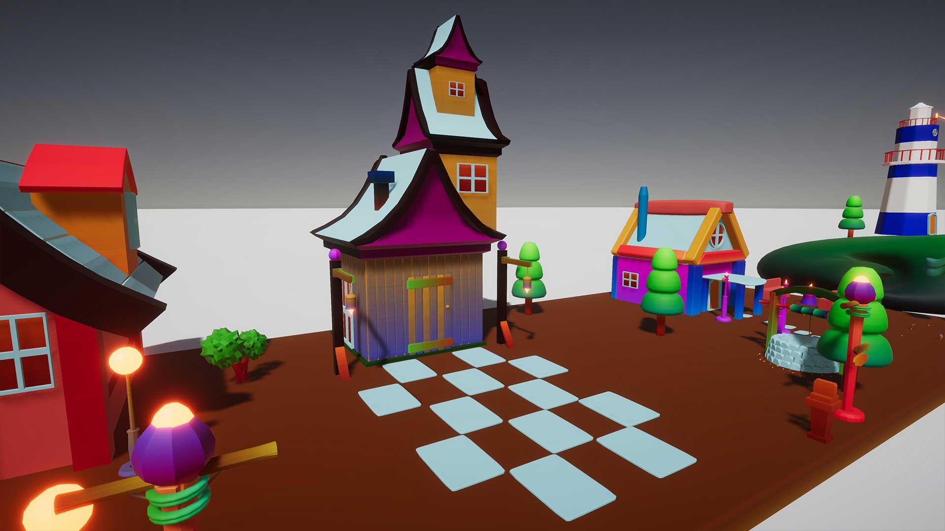 Fantasy Low Poly Environment 3D Model 3D - TurboSquid 2138126