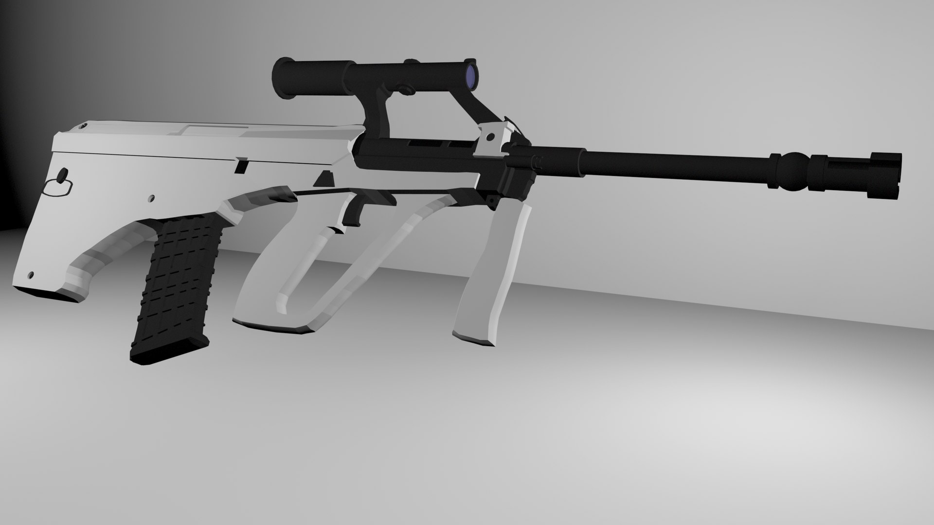steyr aug 3d obj