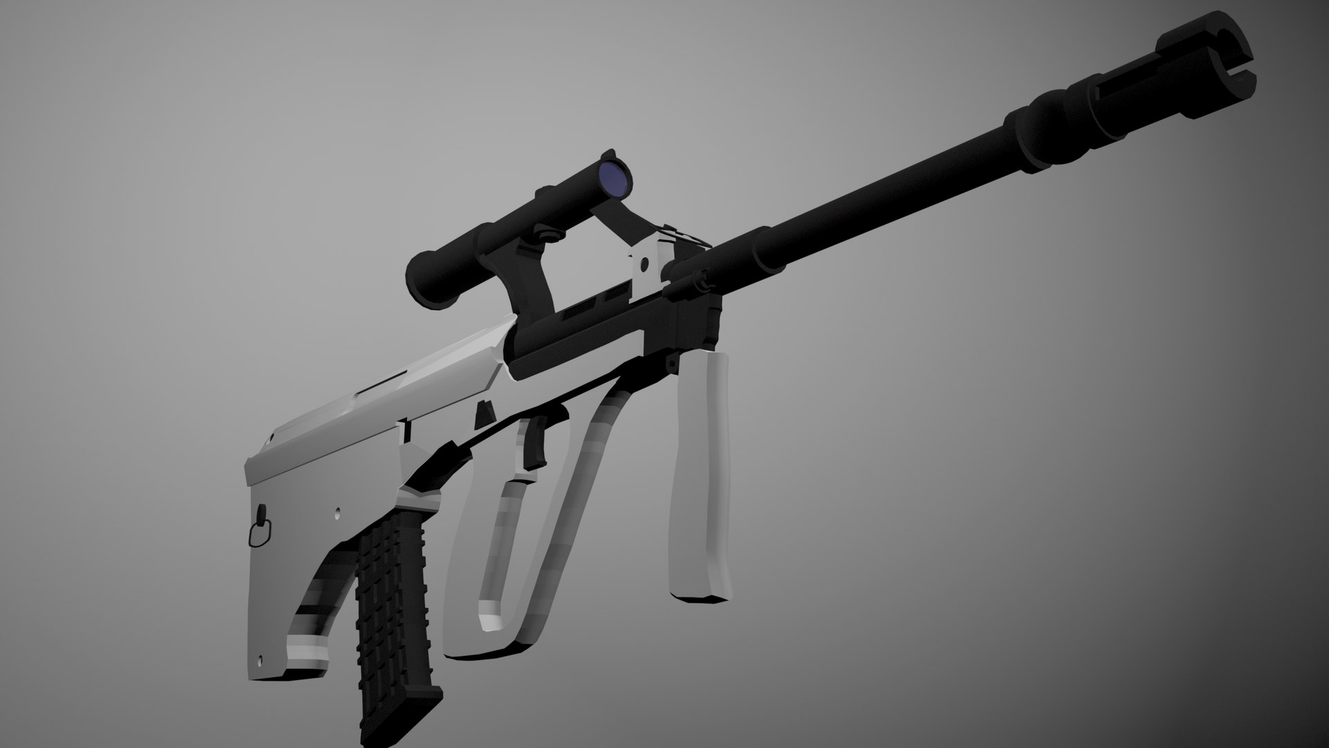 steyr aug 3d obj