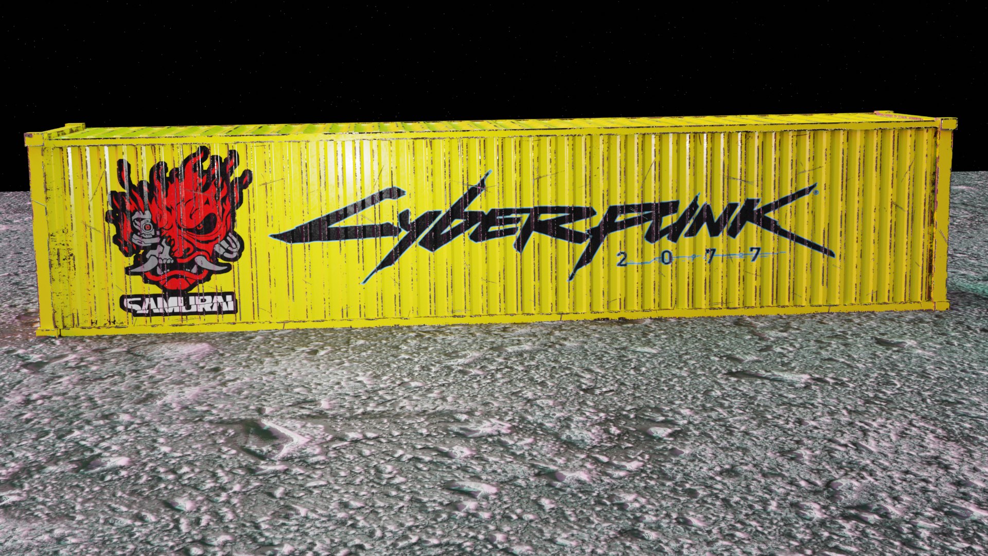 3D Cyberpunk 2077 Container - TurboSquid 2228217