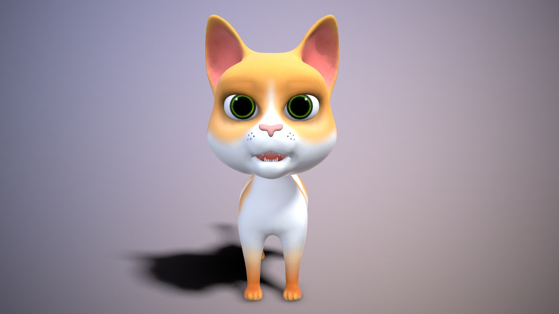 Animation Cat 3D Model - TurboSquid 1667743