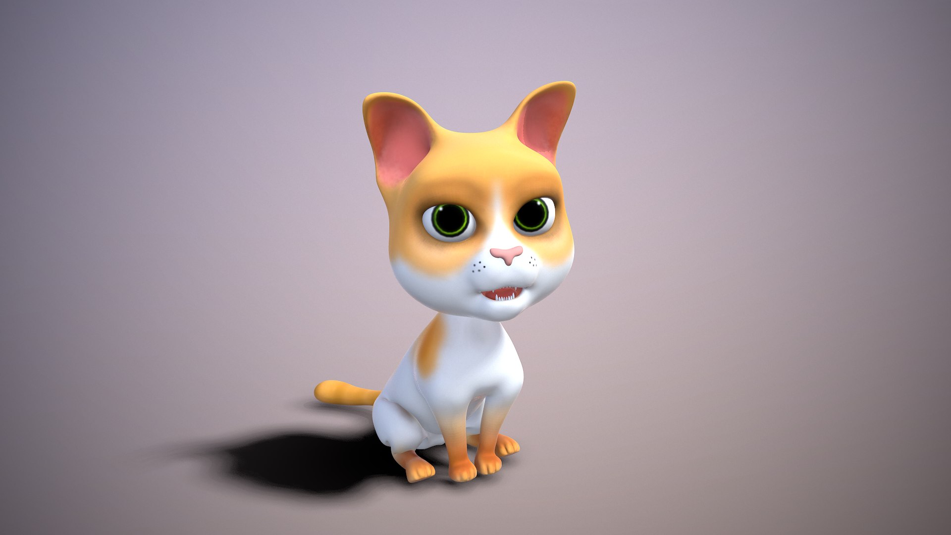 Animation Cat 3D Model - TurboSquid 1667743
