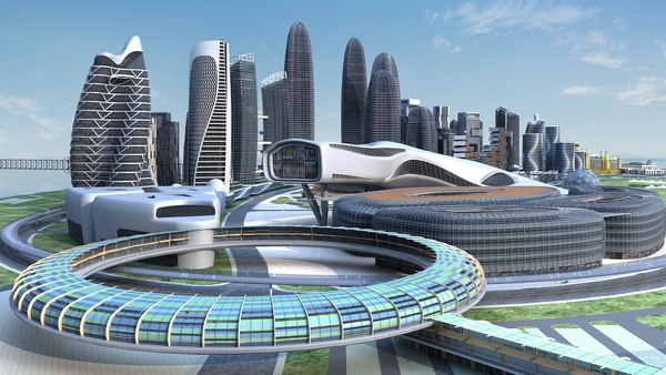 Future Building 01 model - TurboSquid 1808548