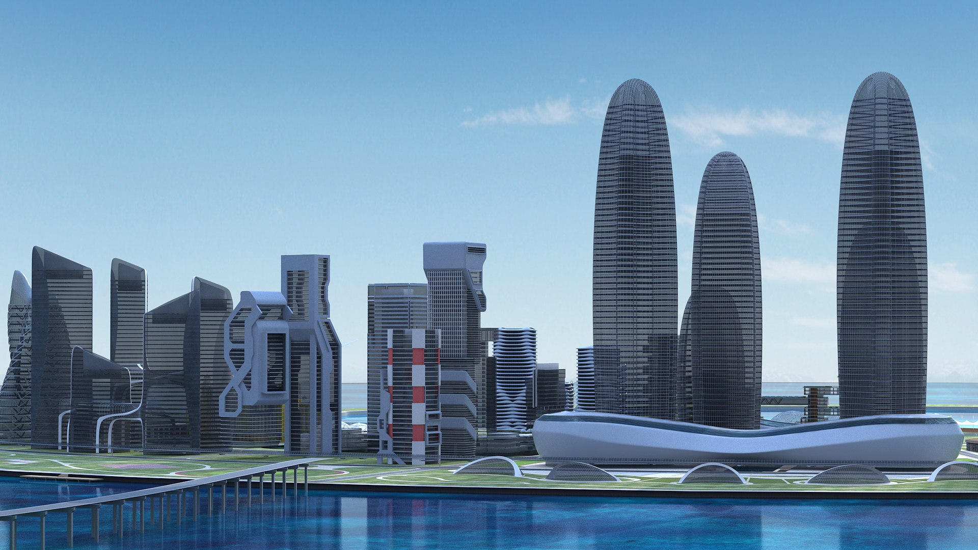 Future Building 01 model - TurboSquid 1808548