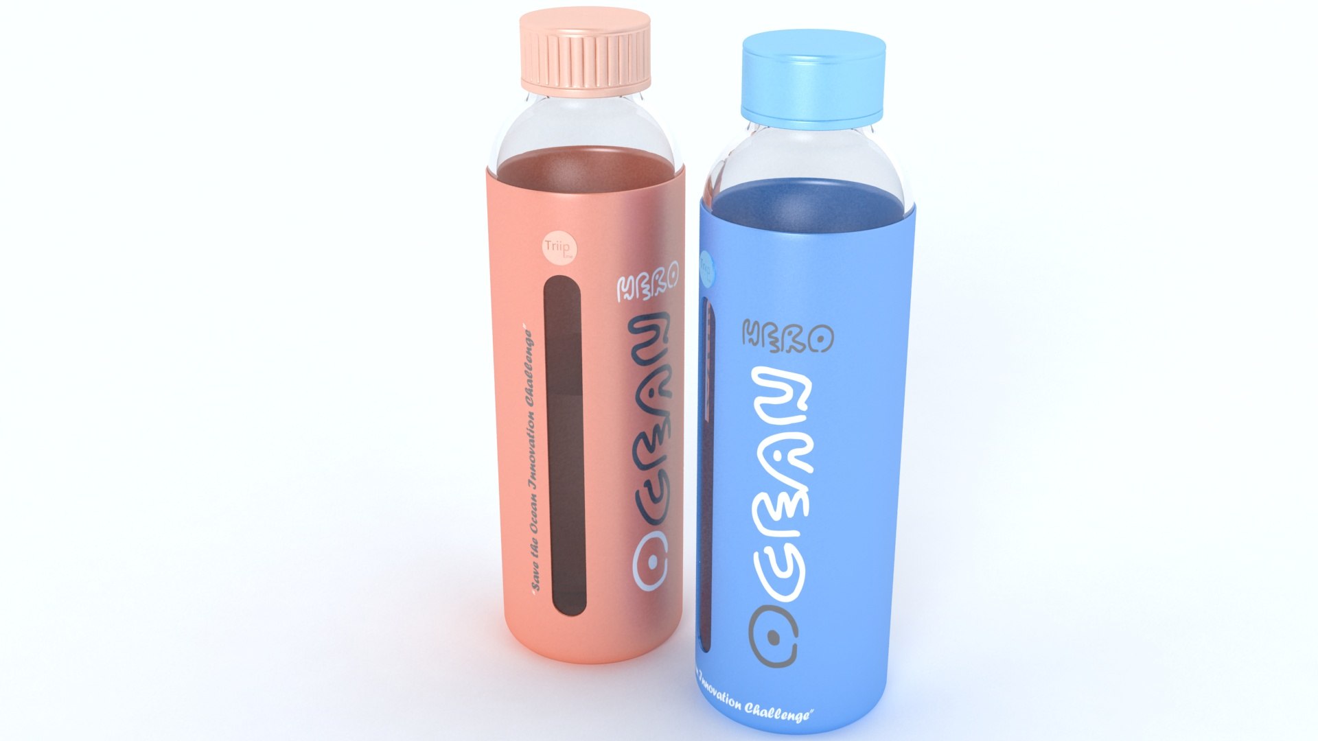 Hero Ocean Bottle Of Water 3D Model - TurboSquid 2124999