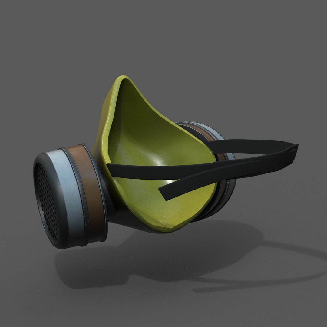 3D gas mask model - TurboSquid 1556131