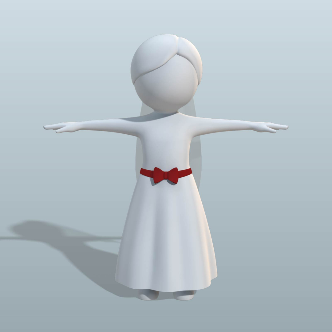 Ma 3 1 Stickman Character Woman