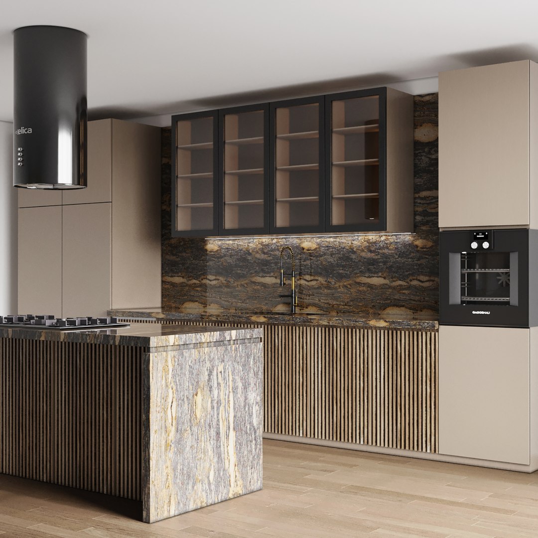 3D Kitchen 041 Model - TurboSquid 1957866