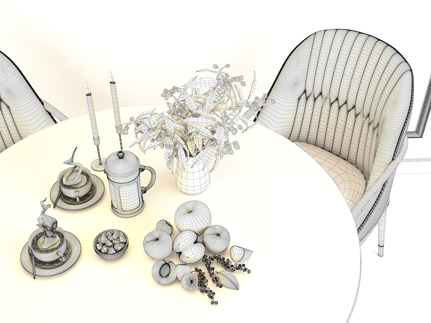 Design dining modern 3D model - TurboSquid 1538153
