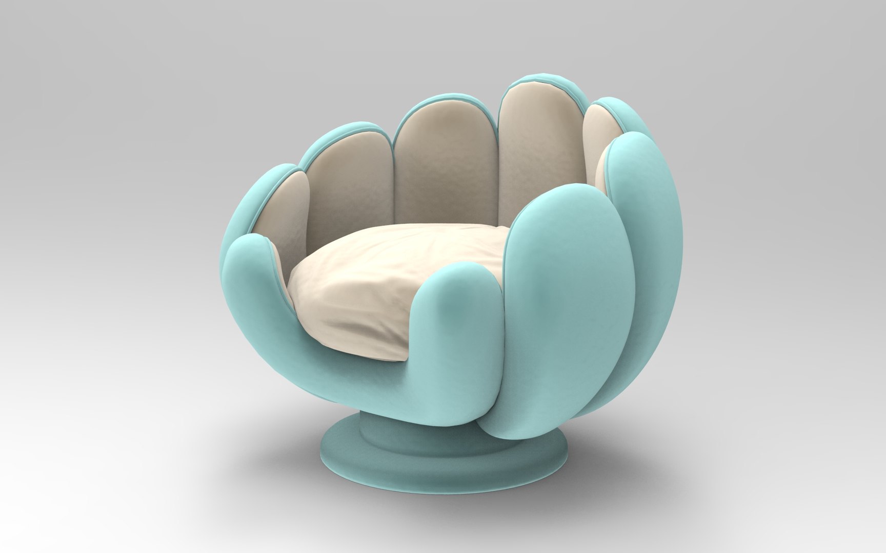 3D Shell Armchair - TurboSquid 2018592